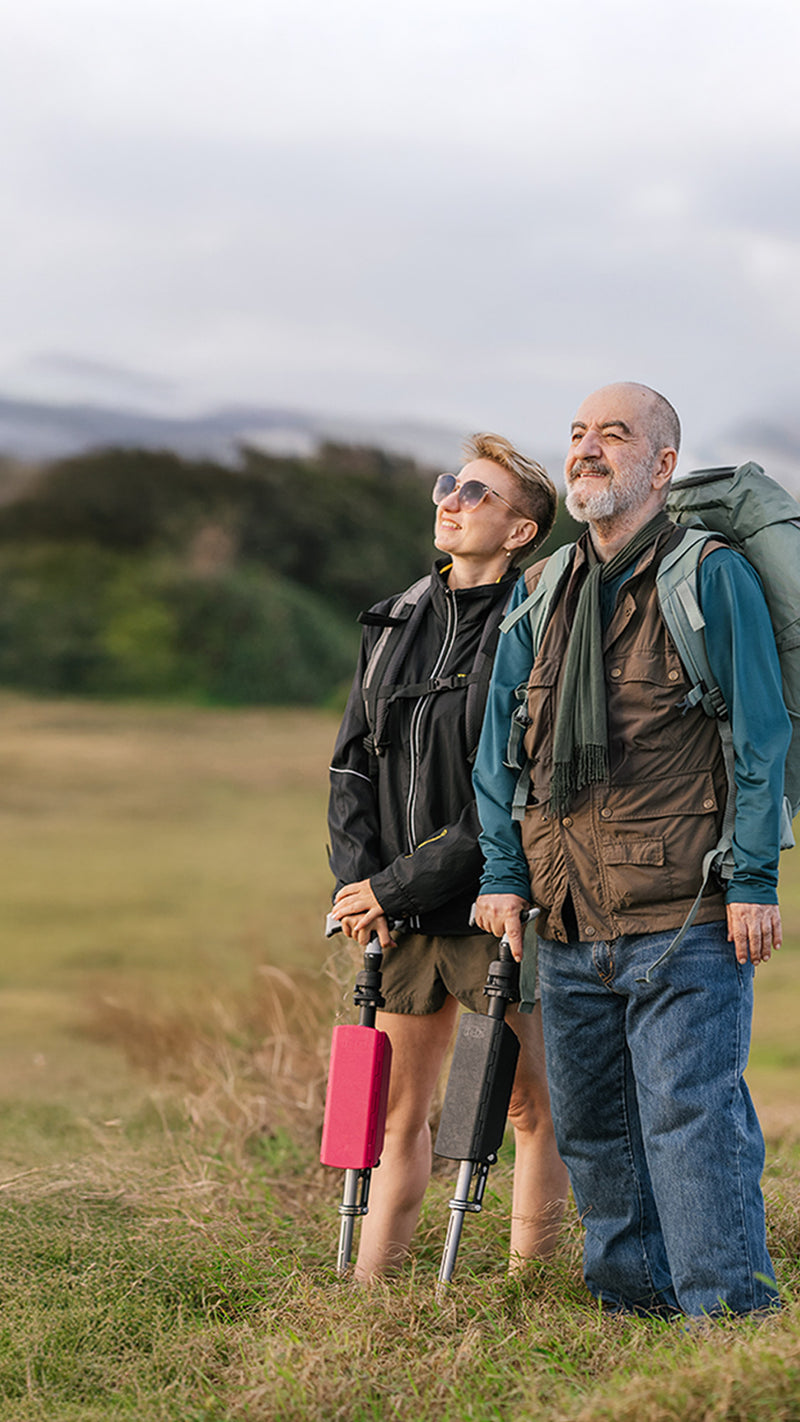 Ta-Da Chair-Portable Walking Stick,Cane with Seat,Foldable Chair